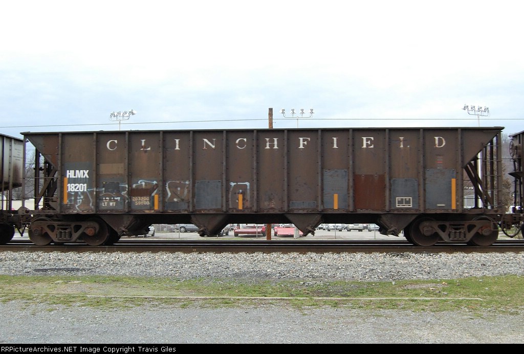 HLMX 18201 Clinchfield hopper car